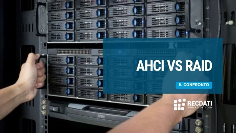 AHCI vs RAID: Qual è la Differenza? - Confronto Definitivo