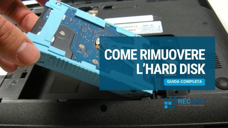 Come Rimuovere l'Hard Disk dal Computer