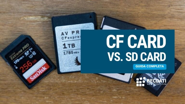 CF Card vs. SD Card: CompactFlash o Secure Digital? [ 2026]