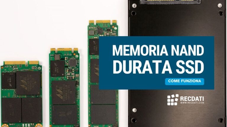 Memoria NAND e il suo impatto sulla durata degli SSD