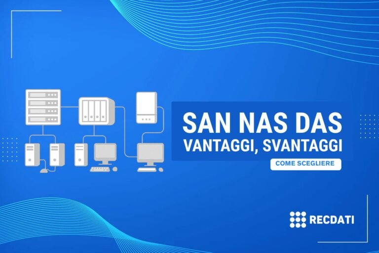 Sistemi di Storage: Differenze tra DAS, NAS e SAN [2026]